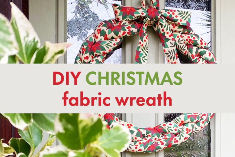 How to Make a Christmas Wreath From Textile? | DIY Guide | maake