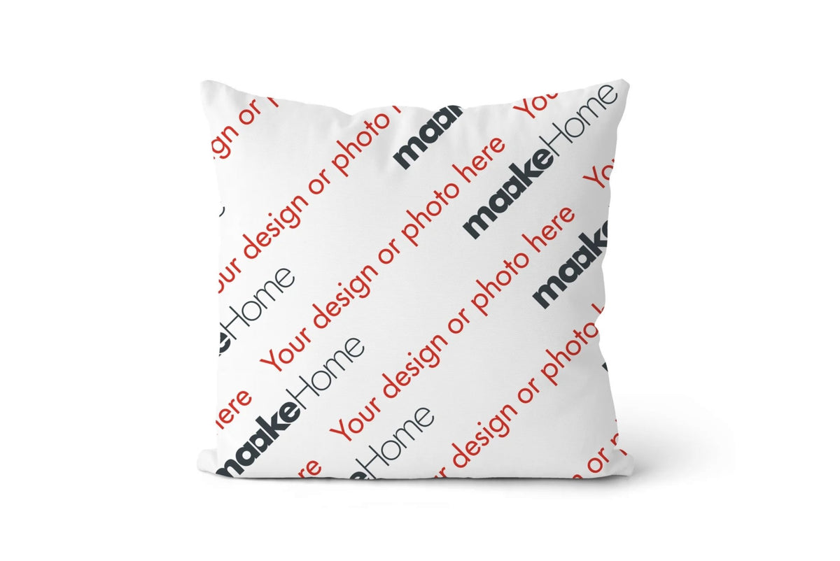 Custom Printed Square Cushion- Sustainably printed cushion – maake