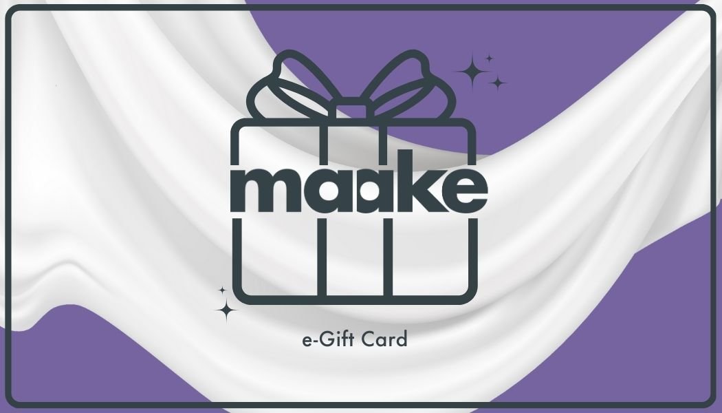 maake Gift Card- Custom Digital Textile Printing | Maake UK