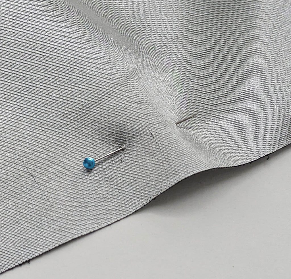 Metallic Silver Satin Twill - Digital Textile Printing-maake UK